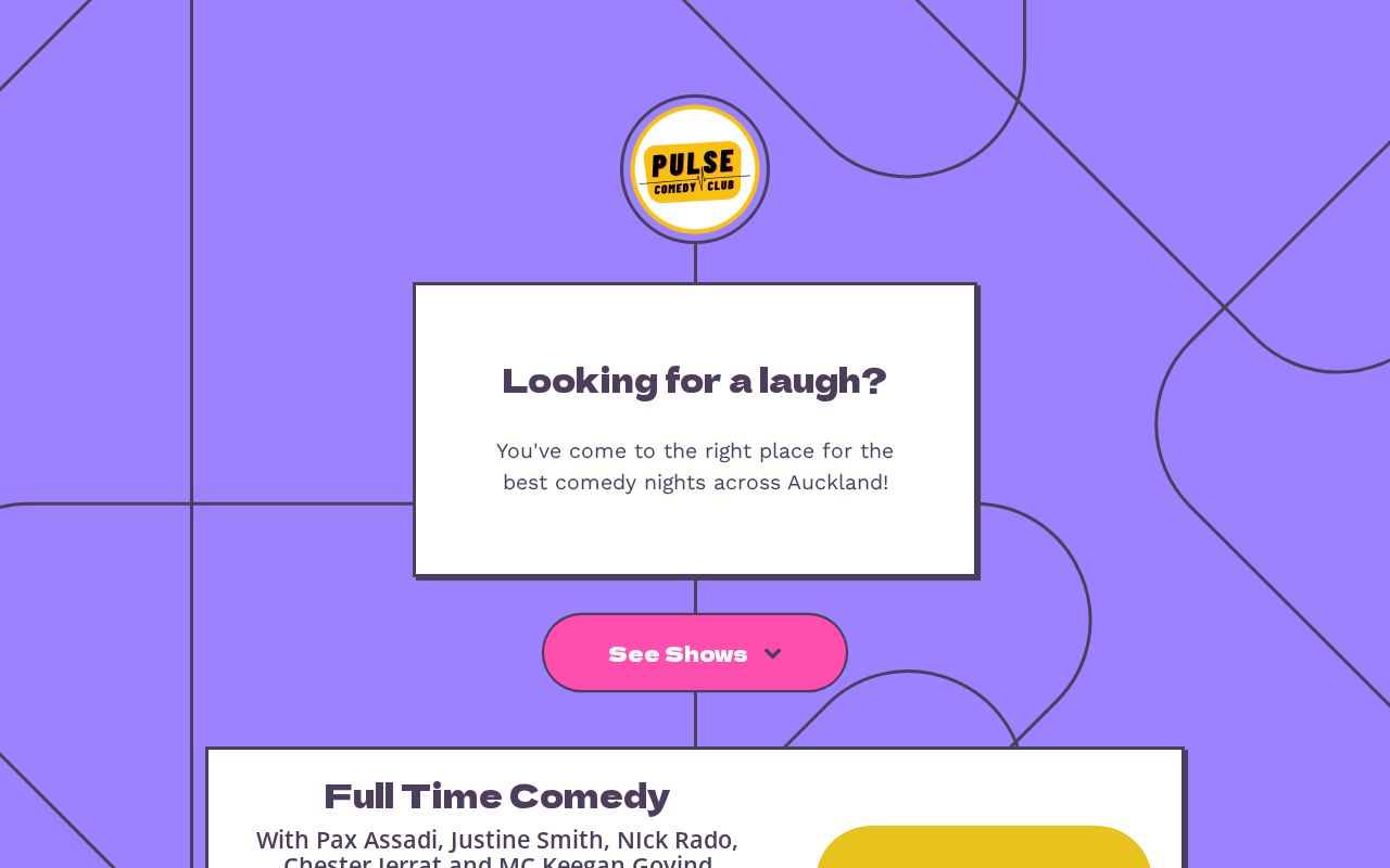 Pulse Comedy Club | Auckland Stand Up Comedy Shows